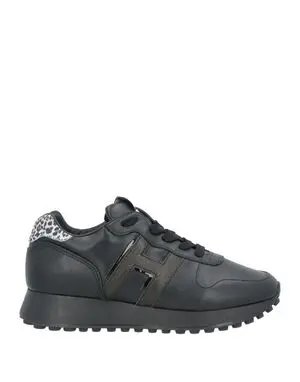 Hogan Leather Sneakers - Black