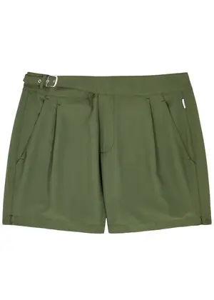 GUSARI The London Shell Swim Shorts - Green