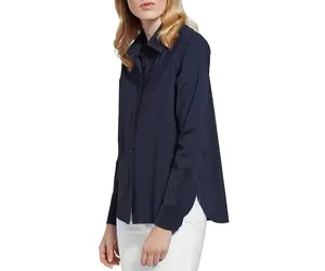 Lyssé Slim Button-up Shirt - True Navy