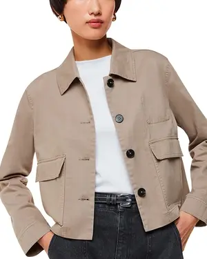 Whistles Marie Jacket - Taupe