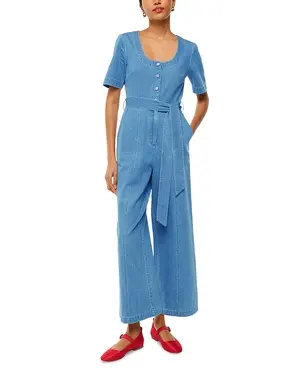 Whistles Freyja Jumpsuit - Denim