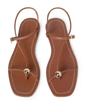 LOEFFLER RANDALL Strappy Thong Sandals - Timber