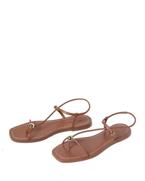 LOEFFLER RANDALL Strappy Thong Sandals - Timber