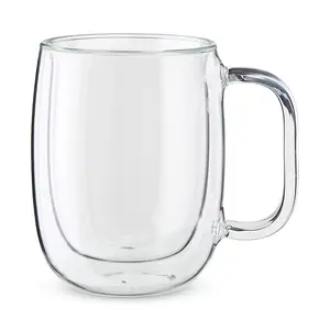 ZWILLING Zwiling J. A. Henckels Sorrento Plus Coffee Glass Mug, Set Of 2 - Clear