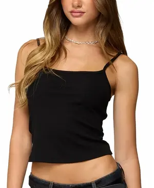 EDIKTED Deanna Tank Top - Black