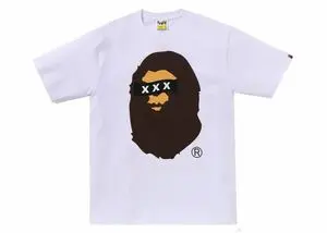 A BATHING APE X God Selection Xxx Ape Head Tee Shirt - White