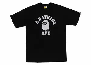A BATHING APE X God Selection Xxx College Tee Shirt - Black