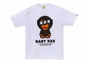 A BATHING APE X God Selection Xxx Baby Milo Tee Shirt - White