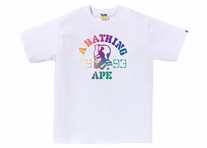 A BATHING APE Gradation General Tee Shirt - White
