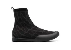 Valentino Garavani Toile Iconographe Sock Boot