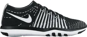 Nike Nike Free Transform Flyknit Athletic Sneakers Black/white
