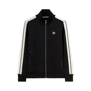 Palm Angels Monogram Classic Track Jacket /off White - Black