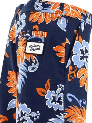 Maison Kitsuné Resort Shorts - Blue