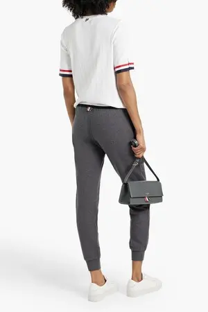 Thom Browne Striped Ribbed Cotton Top
