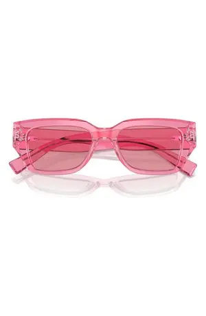 Dolce & Gabbana 52MM Cat Eye Sunglasses NEW Dolce&Gabbana 52mm Polarized Cat Eye Sunglasses | Nordstrom main image 3