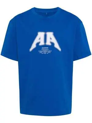 ADER ERROR Logo-print T-shirt - Blue