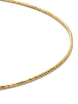 Monica Vinader Snake Choker Necklace - Gold