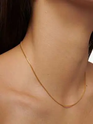 Monica Vinader Snake Choker Necklace - Gold