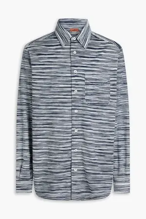 Missoni Spacedyed Cottonjersey Shirt - Navy
