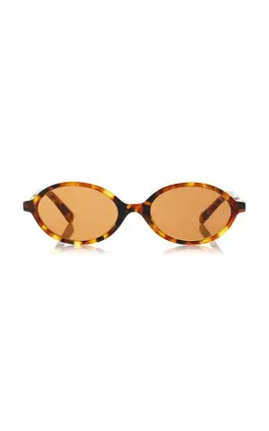 Miu Miu Regard Oval-frame Sunglasses