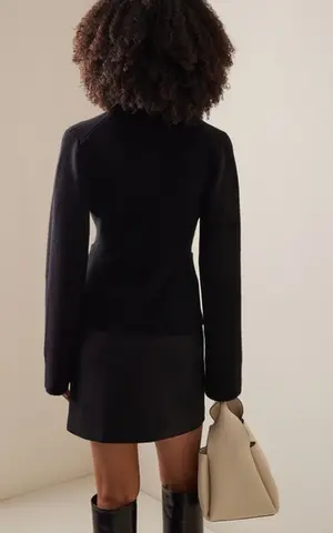 Jenni Kayne Cooper Wool And Cashmere-blend Cardigan - Black