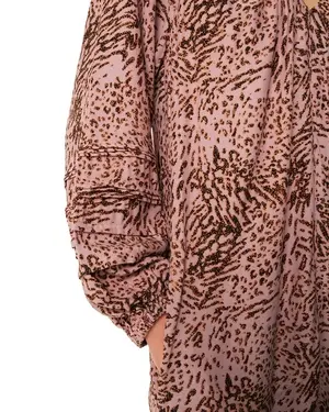 Whistles Animal Swirl Cocoon Dress
