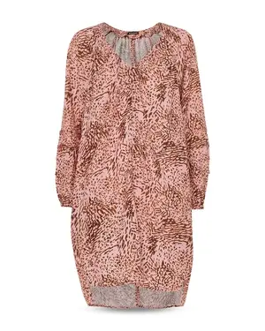 Whistles Animal Swirl Cocoon Dress