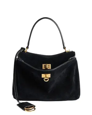 Balenciaga Mini Rodeo Handbag - Black/gold