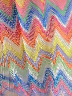 Missoni Fringed Striped Crochet Swimsuit