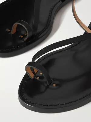 AMANU The Kalahari Leather Sandals - Black