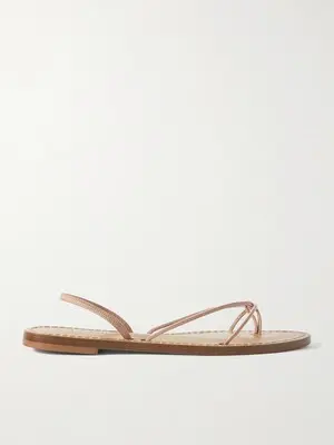 AMANU Mombasa Leather Sandals - Brown