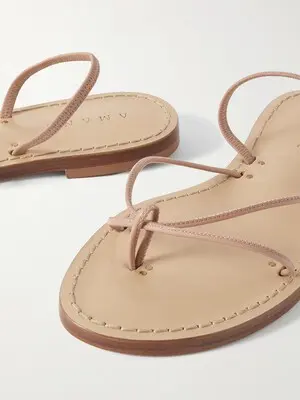 AMANU Mombasa Leather Sandals - Brown