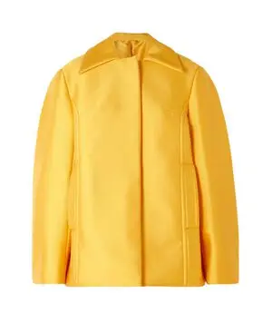 Carven Oversized Satin-twill Jacket