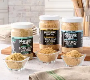 PORK KING GOOD Set Of Jars Seasoned Pork Rind Crumbs - One-color