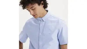 LEVI'S Short Sleeve Authentic Button-down Shirt - Allure