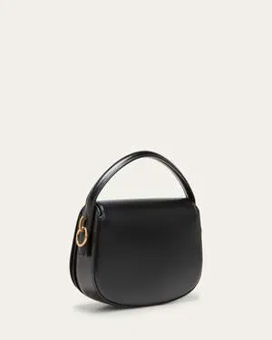 Saint Laurent Flap Crossbody Bag - Dark Currant