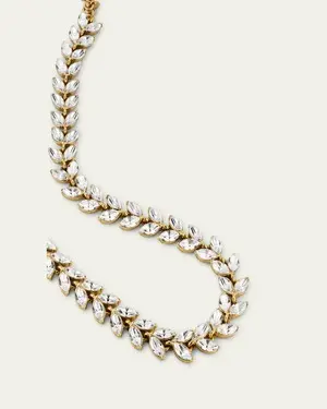 Oscar De La Renta Leaf Necklace