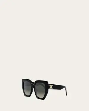 Celine Triomphe Acetate Butterfly Sunglasses