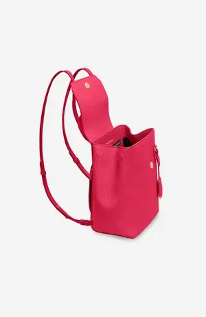 MAISON DE SABRE Mini Soft Leather Backpack - Shibuya Fuchsia