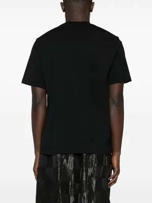 Amiri Rubberised-logo T-shirt - Black