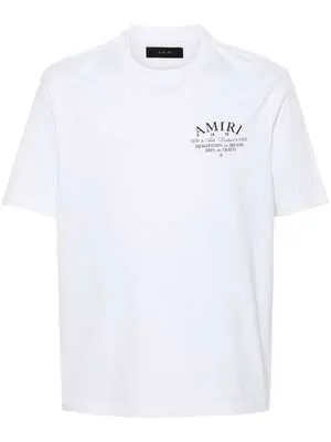 Amiri Logo-print Cotton T-shirt - White