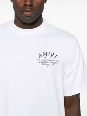 Amiri Logo-print Cotton T-shirt - White
