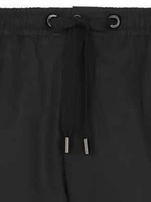 Dolce & Gabbana Drawstring-waist Cotton Track Pants - Black