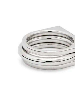 Tom Wood Black Spinel Ring Set
