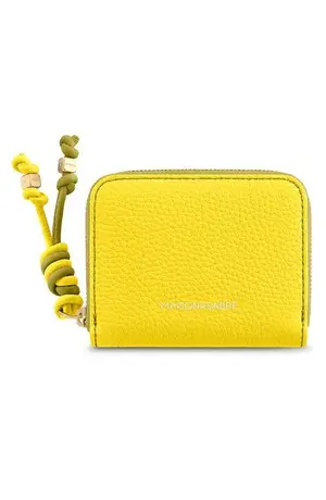 MAISON DE SABRE Small Leather Zipped Wallet - Daisy Martini