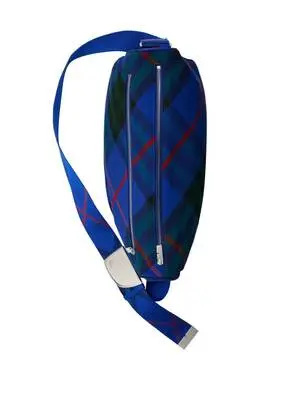 Burberry Shield Tartan-check Shoulder Bag