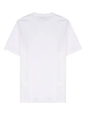 BARBA NAPOLI Short-sleeve Cotton T-shirt - White