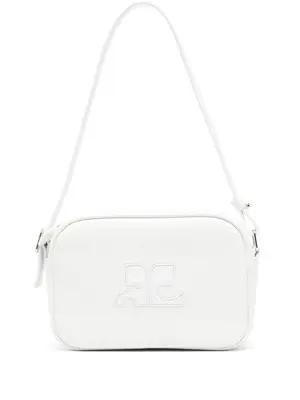 COURREGES Reedition Leather Camera Bag