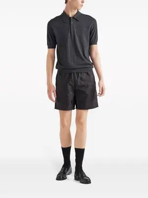 Prada Re-nylon Swim Trunks - Black