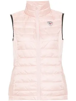 Rossignol Logo-patch Ripstop Gilet - Pink